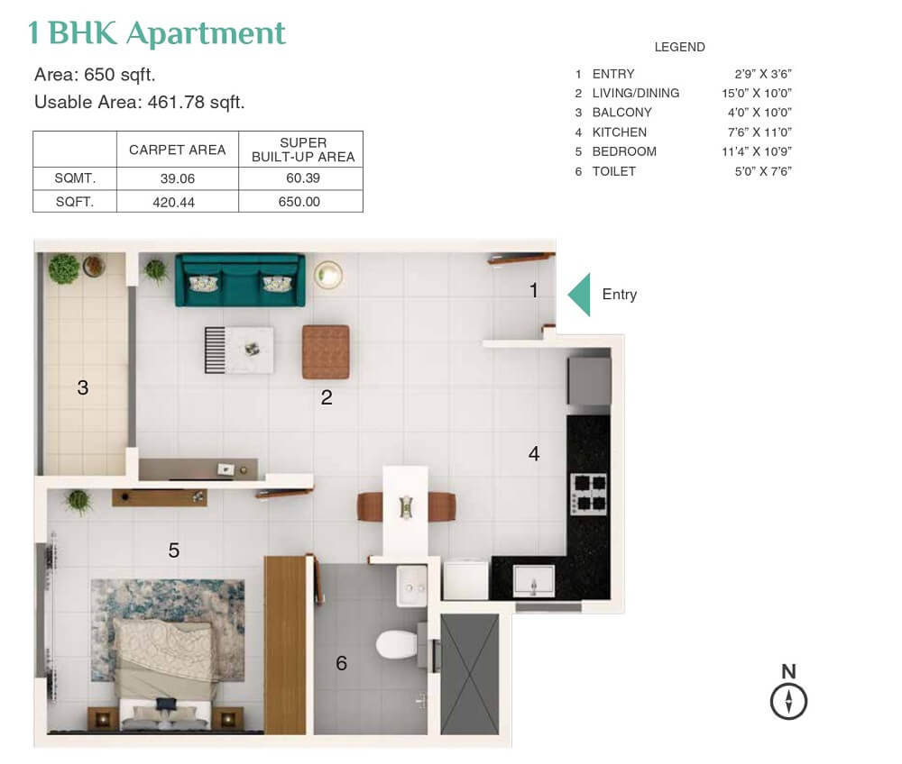 Booking Open For Adarsh Greens | 1 and 2 BHK Apartments For Sale in ...