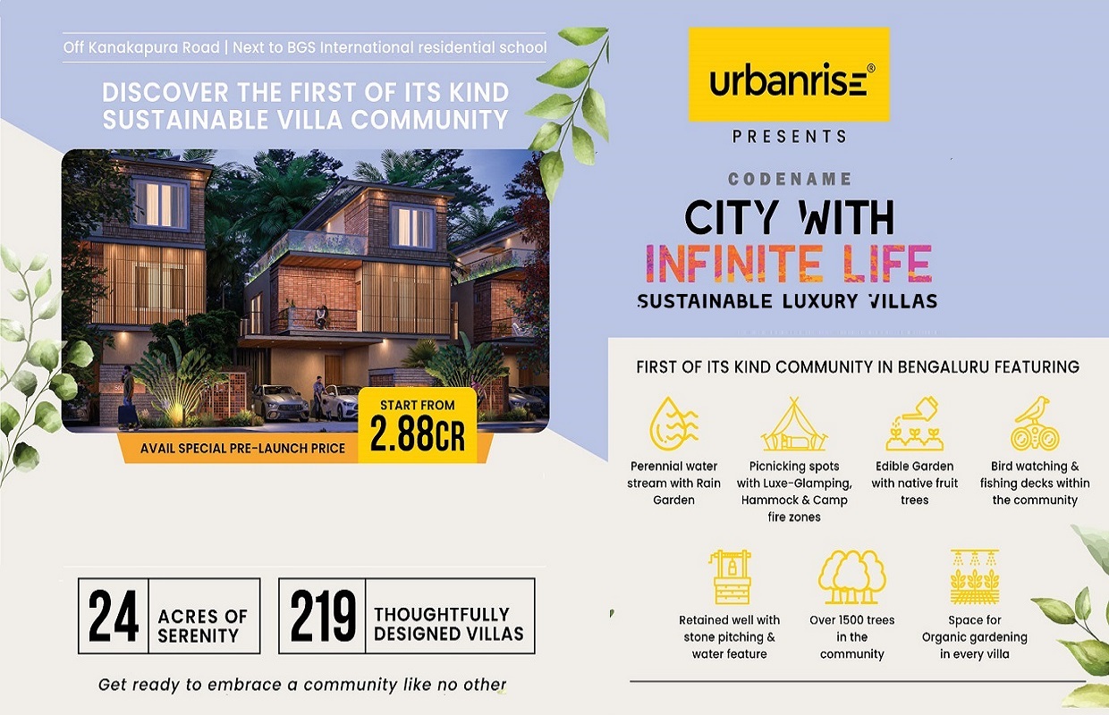 Booking Open Codename - The City with Infinite Life At Off Kanakapura Road ,Bangalore By ...