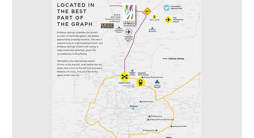 Booking Open Embassy Springs At Devanahalli, Off Airport Road, North ...